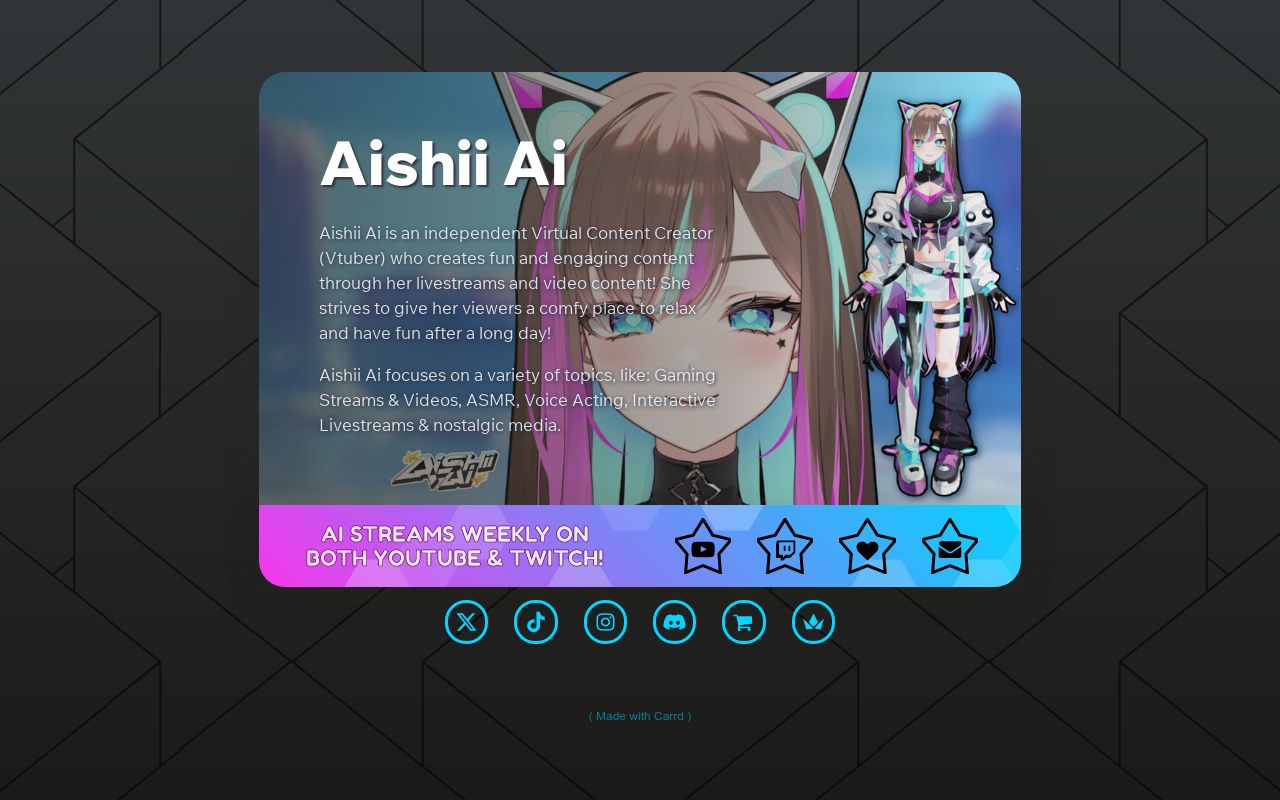 Aishii Ai Info & Links